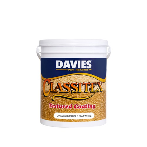 Davies Classitex 100% Acrylic Water-Based Textured Paint Gloss Or Flat ...