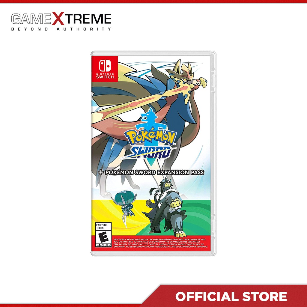 Nintendo Switch Pokemon Sword + Pokemon Sword Expansion Pass | Shopee ...