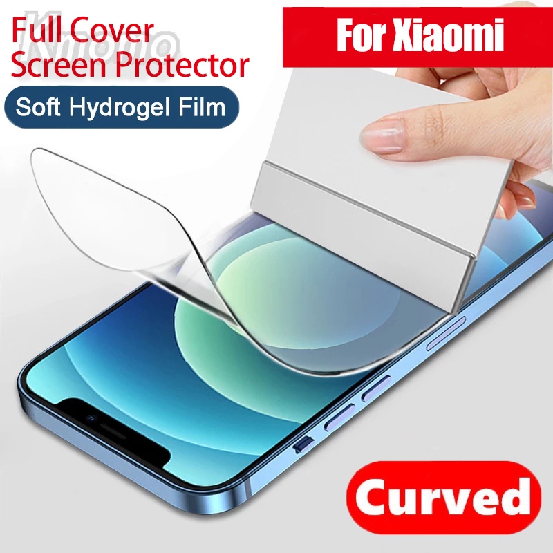 Full Curved Protective Hydrogel Film Xiaomi 11 Lite 5G NE Mi 14T 13T 12 Lite 11 Ultra Note 10 ...