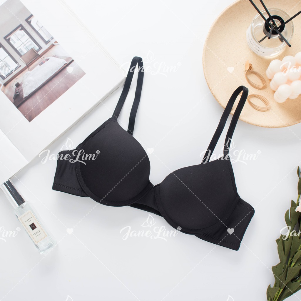 Janelim Breast gathering Push-up Full Cup Bra with underwire - Cup A/B ...