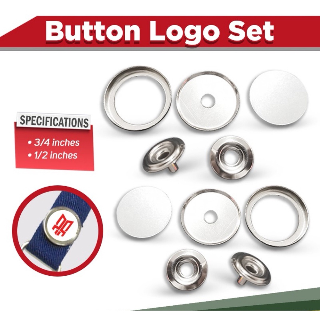 (500PCS PER PACK) ID BUTTON LOGO SET FOR ID LACE MAKING | Shopee ...
