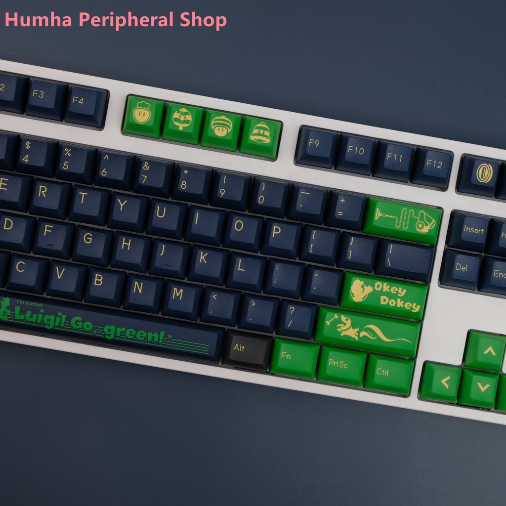 Humha Luigi keycap 142 keys PBT material Dye-Sublimation KCA profile ...