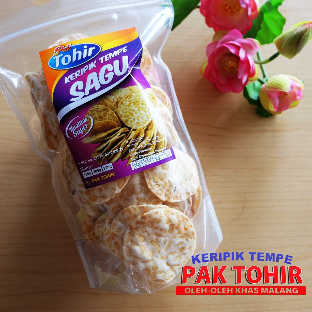Tempe Sagu Chips Pack Tohir 1kg (free bubblewrap + Box) | Shopee ...
