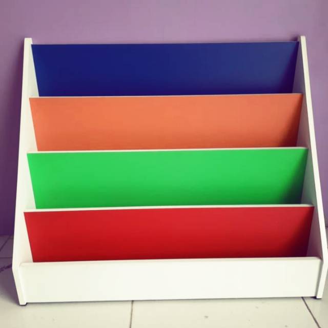Children's Bookshelf Stacking Level 4-story Kindergarten Elementary ...