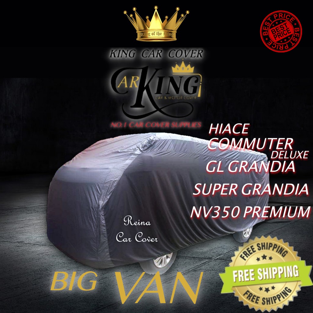 BIG VAN TYPE CAR COVER GL GRANDIA/HIACE COMMUTER DELUXE/SUPER GRANDIA ...