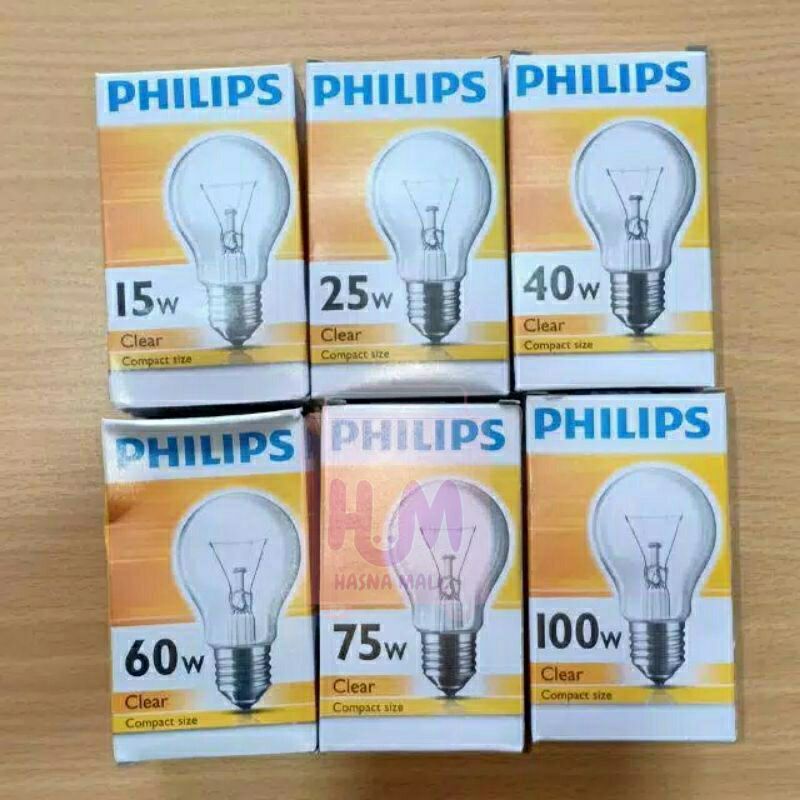 Philips Si long-lasting incandescent lamp 100 watt, yellow lamp bulb ...