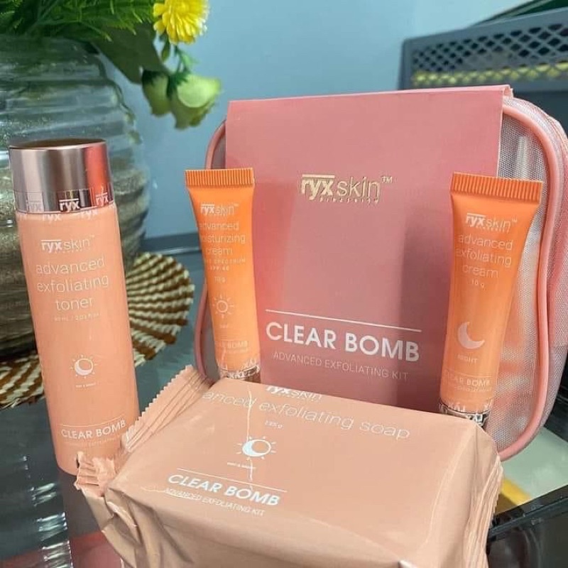 CLEAR BOMB ADVANCED EXFOLIATING KIT | Shopee Philippines