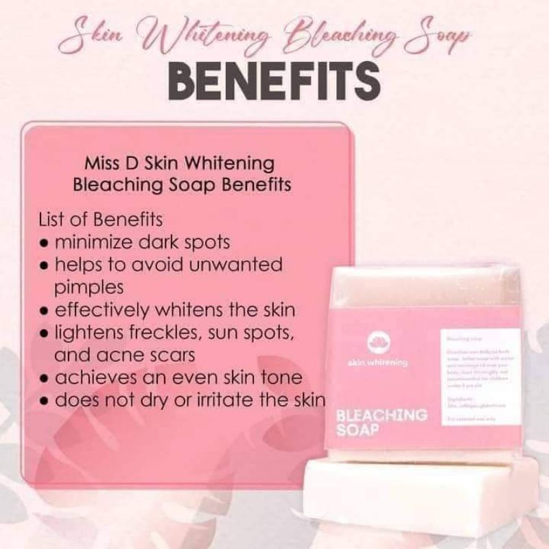 Miss D Skin Whitening Bleaching Soap 100g Shopee Philippines