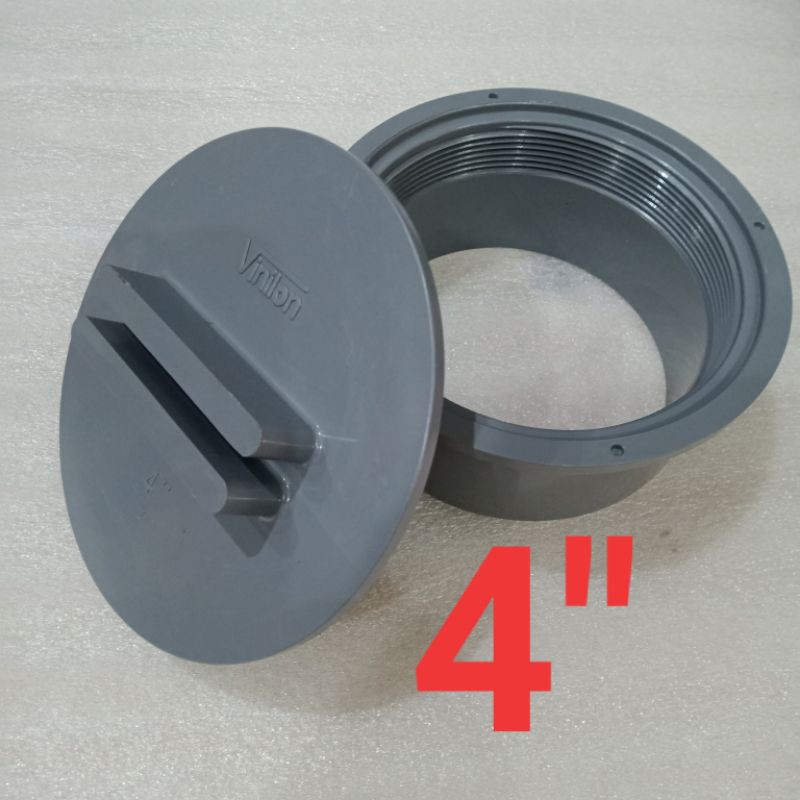 Clean Out 4" Inch VINILON Pipe Cap Septic Tank Control Hole Cap ...