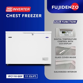 Fujidenzo 11 cu.ft HD Inverter Solid Top Chest Freezer IFC-110GDF ...