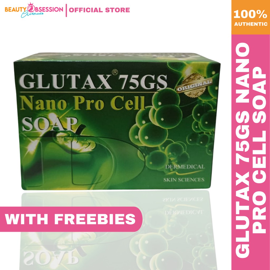 Glutax 75gs Nano Pro Cell Soap (Green) | Shopee Philippines