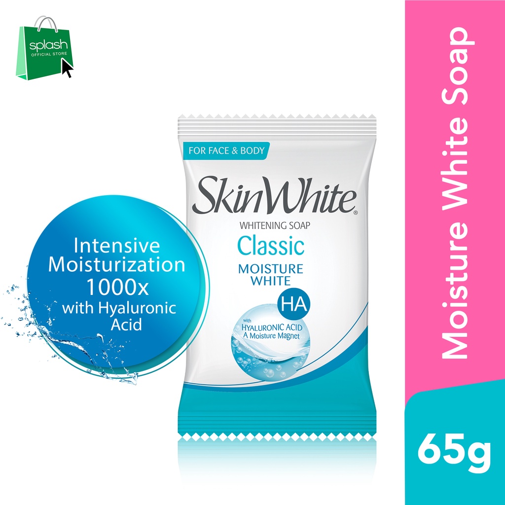 SkinWhite Moisture White Soap with Hyaluronic Acid 65g | Shopee Philippines