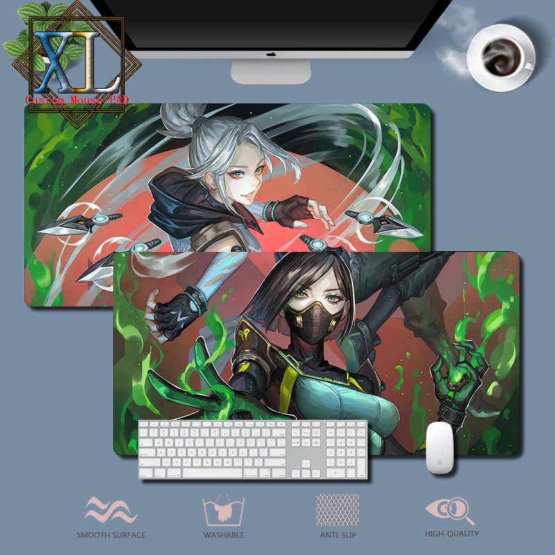 XL Custom Gaming Mouse Pad Valorant Mouse Pad 60cm x 30cm Extra Large ...