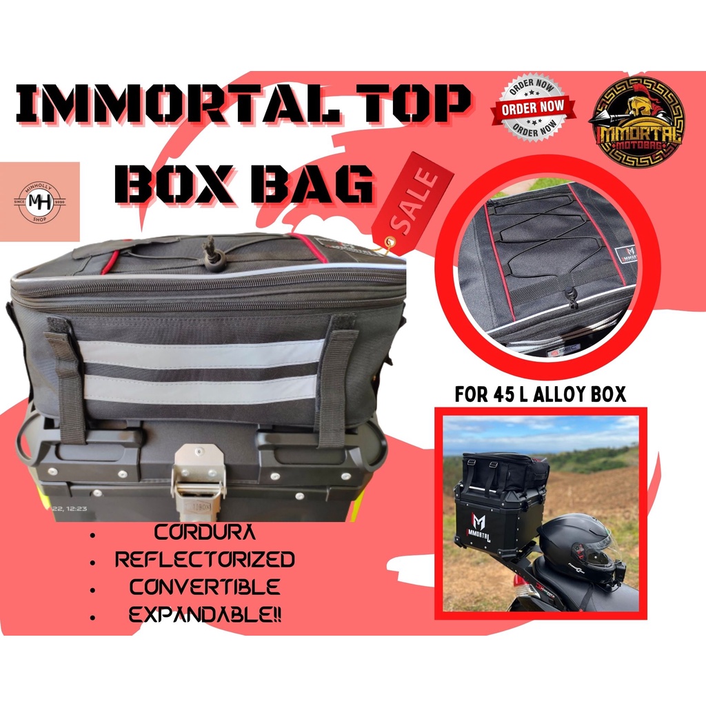 MH ORIGINAL IMMORTAL TOPBOX BAG FOR 45 L ALLOY BOX | HIGH QUALITY with ...