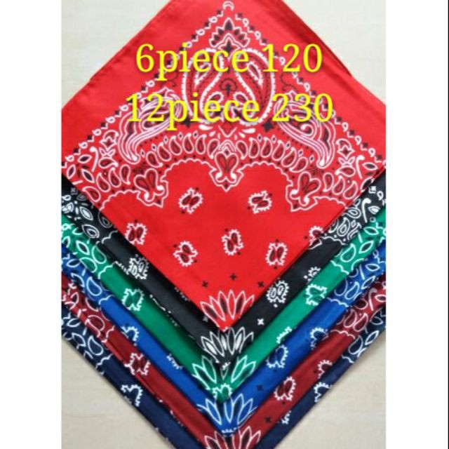 Affordable Scarf Bandana Handkerchief Hanky Panyo Makapal | Shopee ...