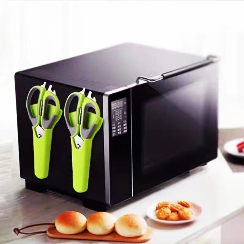 Kitchen Commercial Stainless Steel Scissors Kitchen Serrated Scissor ...