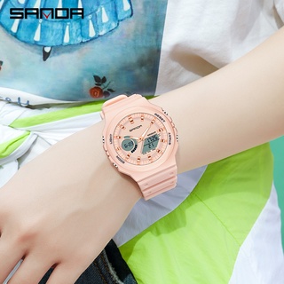 Sanda Women Watch Luxury Fashion Multifunctional Luminous Women Watch ...