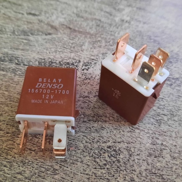 Relay denso 156700-1700 5 Pin 12V 30A Contac Pure Copper Car Made in ...
