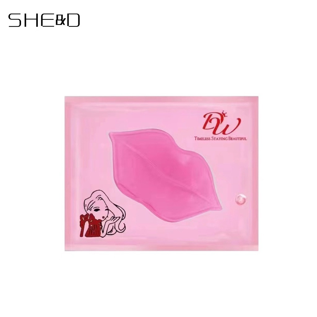 SHE&D Lips Mask For Moisturizing Pink Collagen Crystal Lip Mask ...