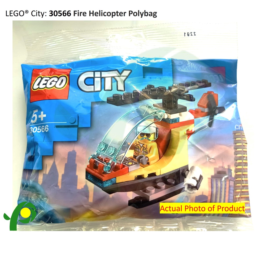 LEGO City 30566 Fire Helicopter Polybag | Shopee Philippines
