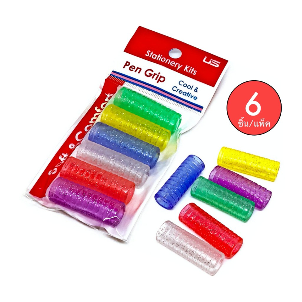 US Rubber Sleeve Jelly Silicone Pen Cap Pencil Cover (Pack Of 6 Pieces ...