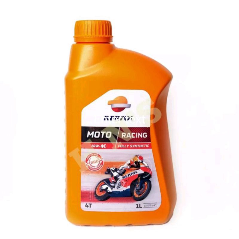 REPSOL RACING FULLY SYNTHETIC 10w-40 1L | Shopee Philippines