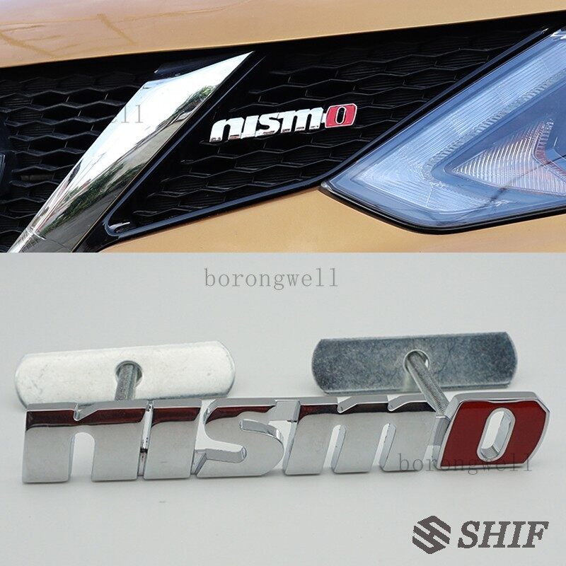 Silver Metal NISMO Emblem Front Grille Badge Sticker Nissan | Shopee ...