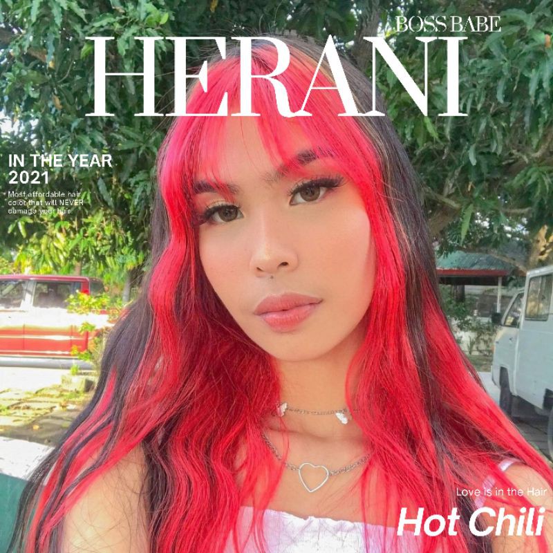 Hot Chili (150ml) Herani Hair Color Conditioner | Shopee Philippines