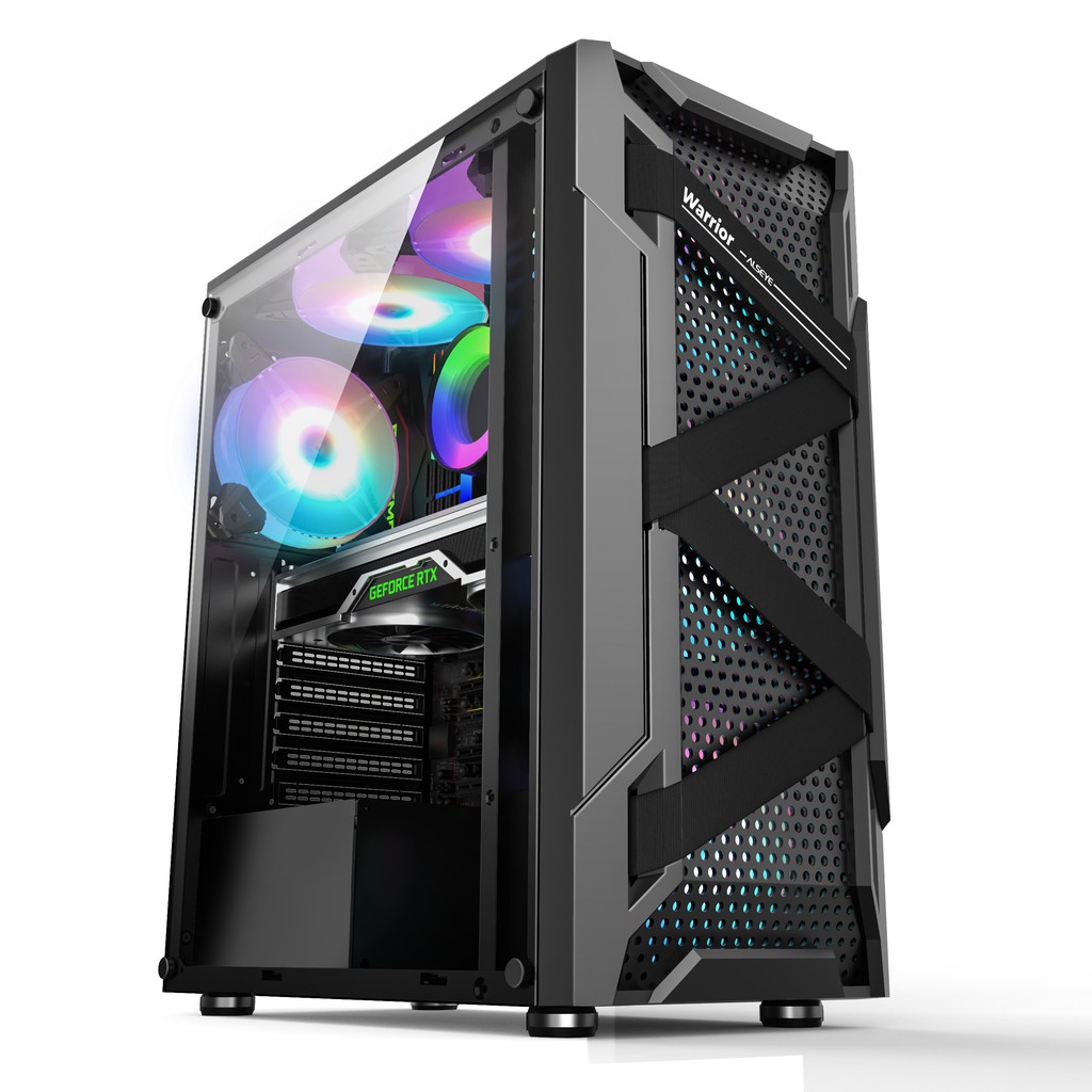ALSEYE WARRIOR Mid tower CPU Case (ATX/M-ATX/IT) | Shopee Philippines