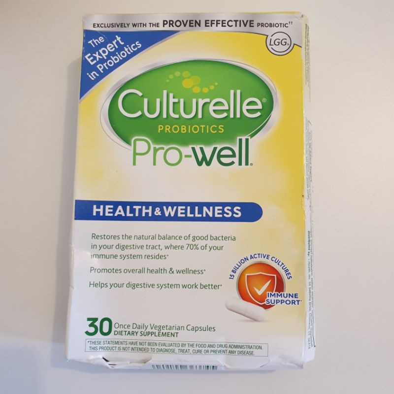 Culturelle Pro Well Probiotics 30 pcs | Shopee Philippines