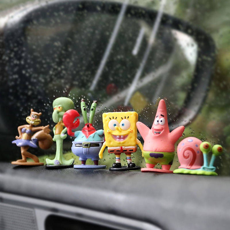 Spongebob Squarepants Car Decoration Cute Car Interior Ornaments ...