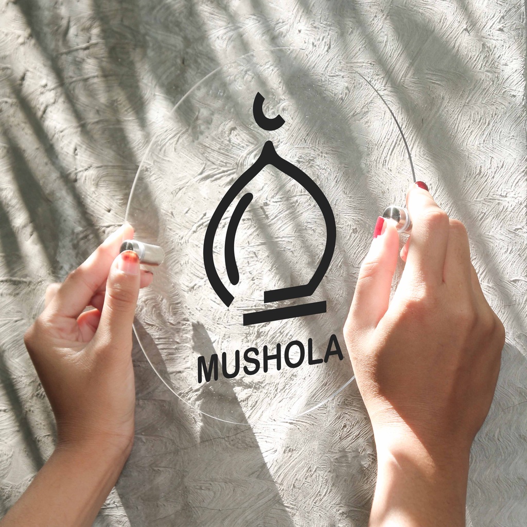 Transparent Circle Acrylic Signage Advertising Pen Acrylic Signage ...