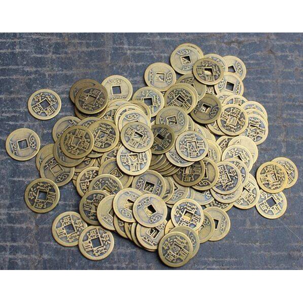 10x Feng Shui Lucky Chinese Fortune Coin Oriental Emperor Qing Money I ...