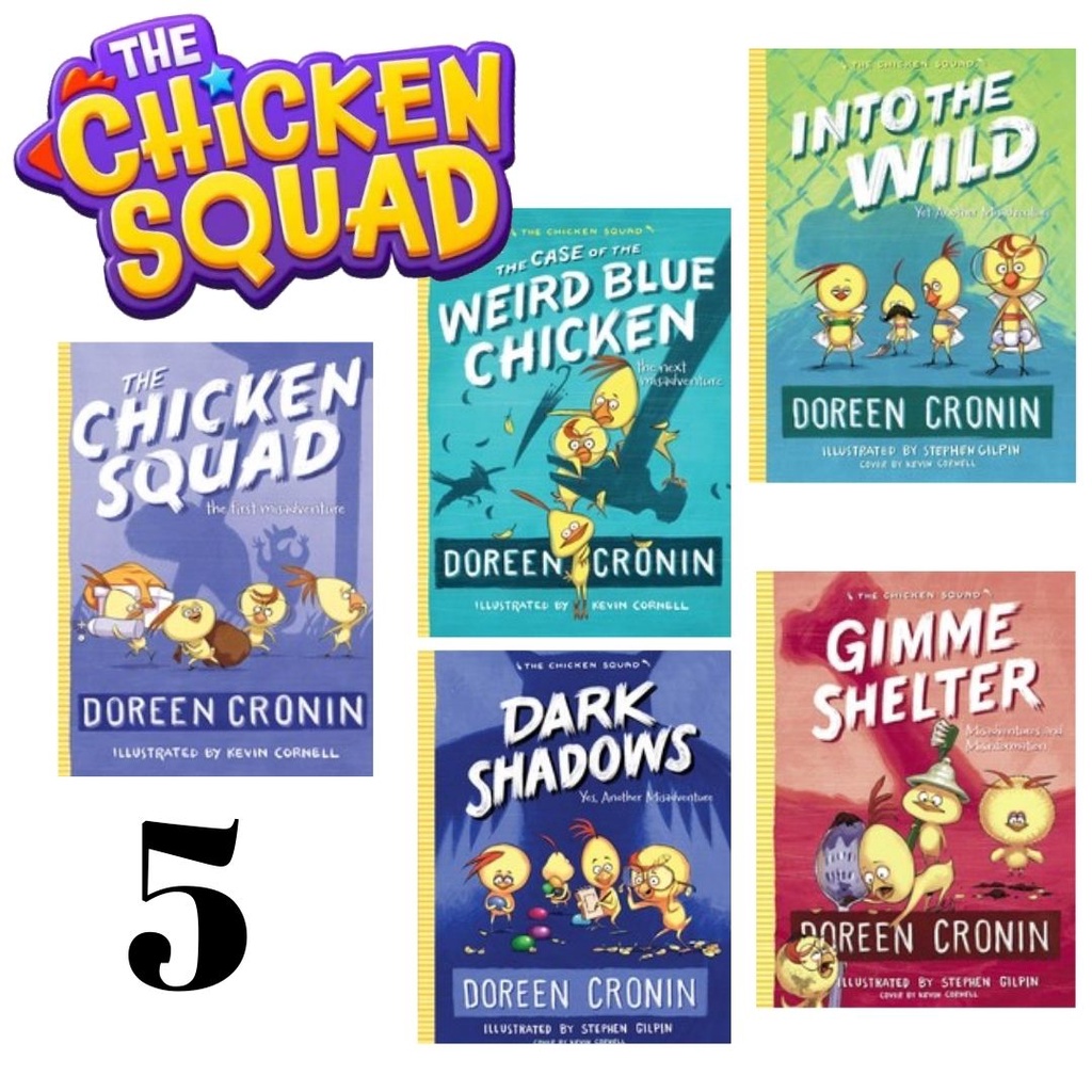 The Chicken Squad (5 books) by Doreen Cronin | Shopee Philippines