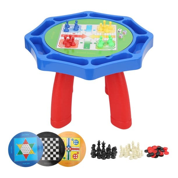 Board travel games 8in1 table chess table chess ludo halma snake and ...