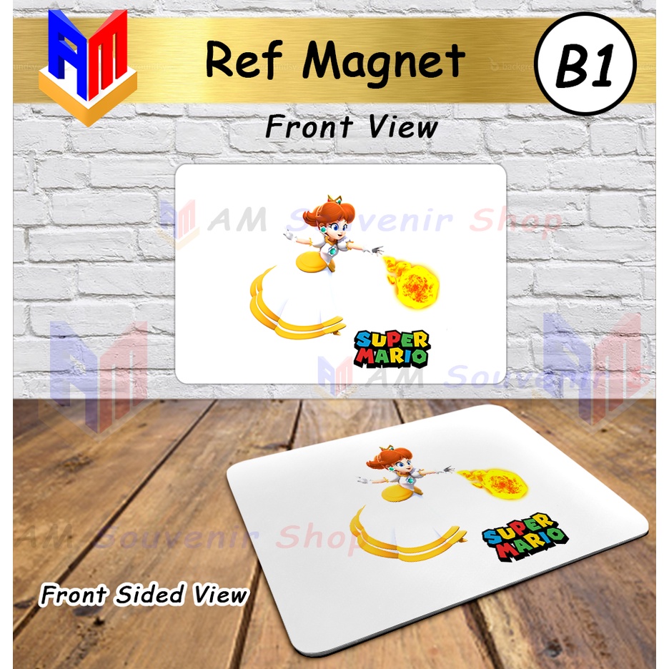 Super Mario Princess Ref Magnet / Ref Magnet / fridge magnet / ATM Size ...