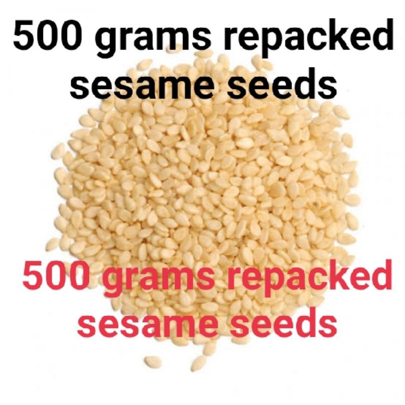 Sesame seeds black and white ( linga ) for sale. 1kg and Half kg ( 500 ...