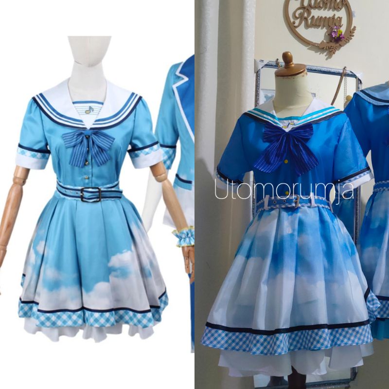 Utomorumja costume hani project sekai Anniversary costume gunjou sanka ...