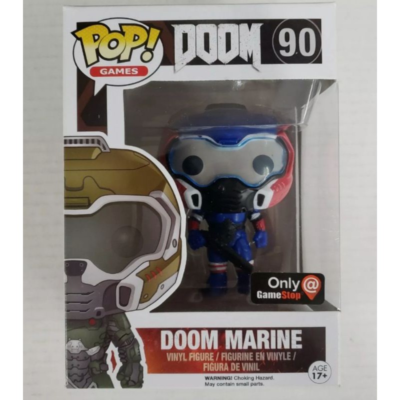 Doom Marine (Gamestop Exclusive) - Doom Funko Pop! - Authentic with ...