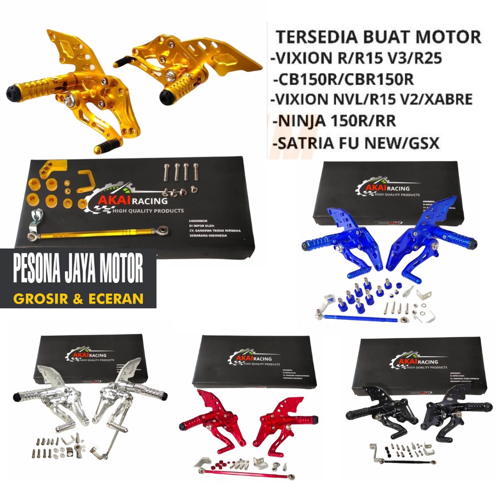 Underbone Footstep Underbone Folding Akai Racing Original Cbr150r ...