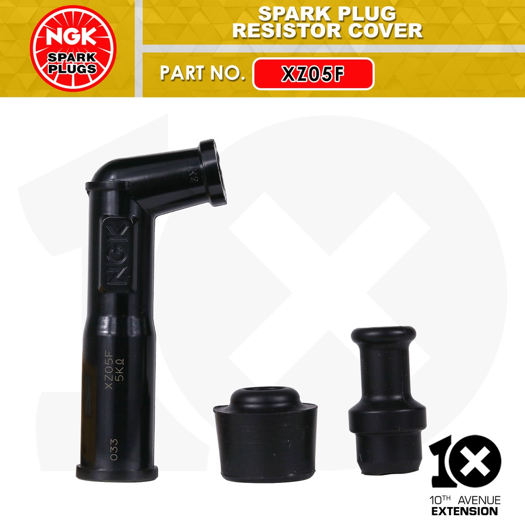 10thX NGK Spark Plug Cap(Resistor Cover) XZ05F (Black) | Shopee Philippines