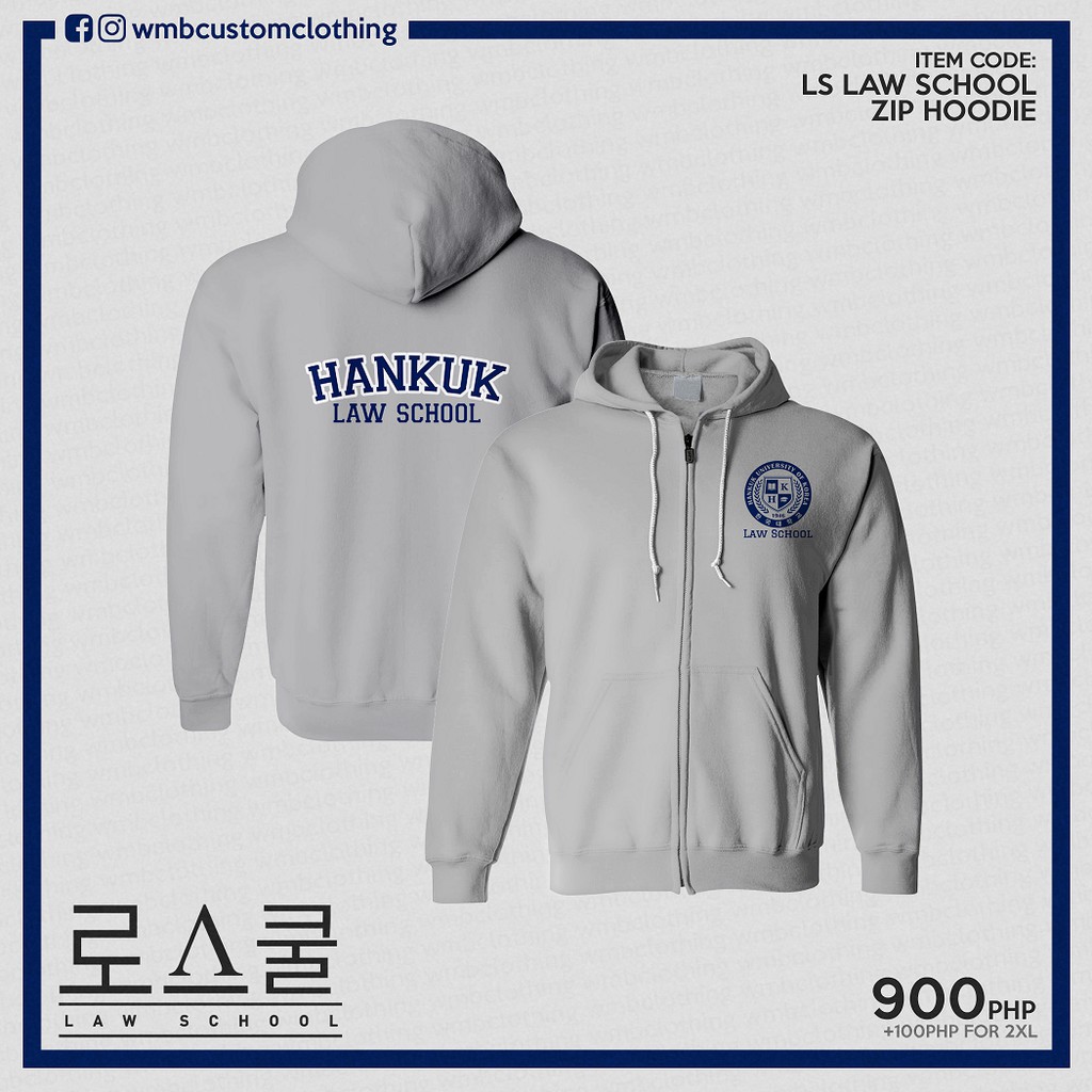 Law School Kdrama - Hankuk University Hoodie by WMB Clothing | Shopee ...