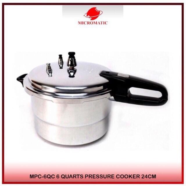 (with 1 year warranty)MICROMATIC MPC-6QC Pressure Cooker 6 quarts 24cm ...
