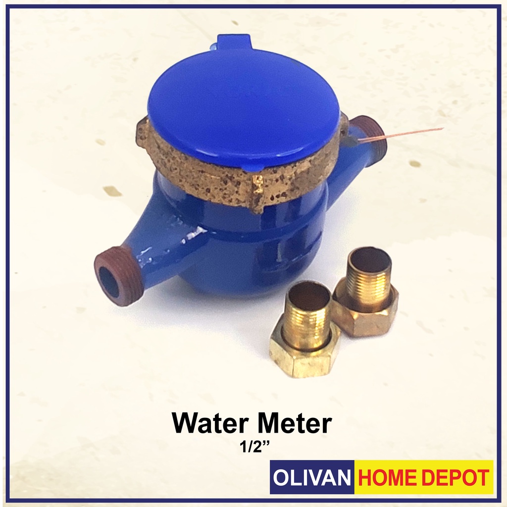 Heavy Duty Water Meter 1/2 inches | Shopee Philippines