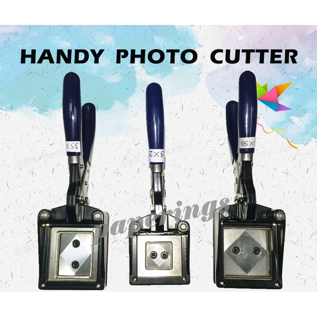 Handheld ID photo Cutter / Handy Photo puncher size 1in x 1in size 2in ...