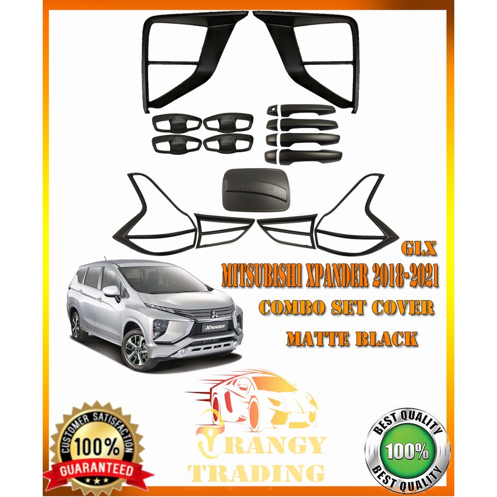 Mitsubishi Xpander 2018 to 2022 GLX V1 Garnish Combo set cover matte ...