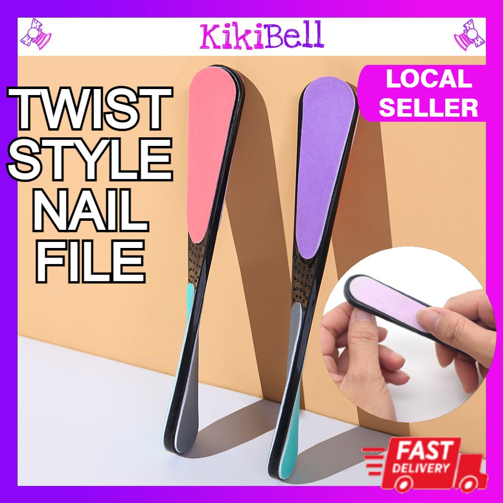 Rotate Twist Style Shining Nail Art Shiner Polish Buffer Manicure ...