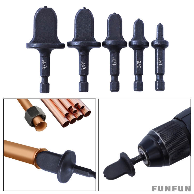Air Copper Tube Expander Swaging Tool Repairing 1/4" 3/8" 1/2" 5/8" 3/4 ...