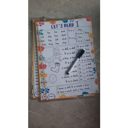 LAMINATED READING PAGBASA CHARTS BUNDLE RING BIND SET (ENGLISH OR ...
