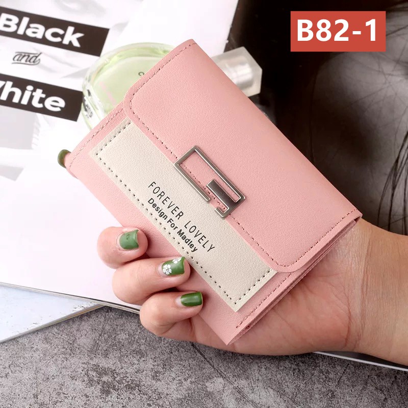 Korean Leaf Cute Fashion Wallet Ladies Wallets For Women B82# | Shopee ...
